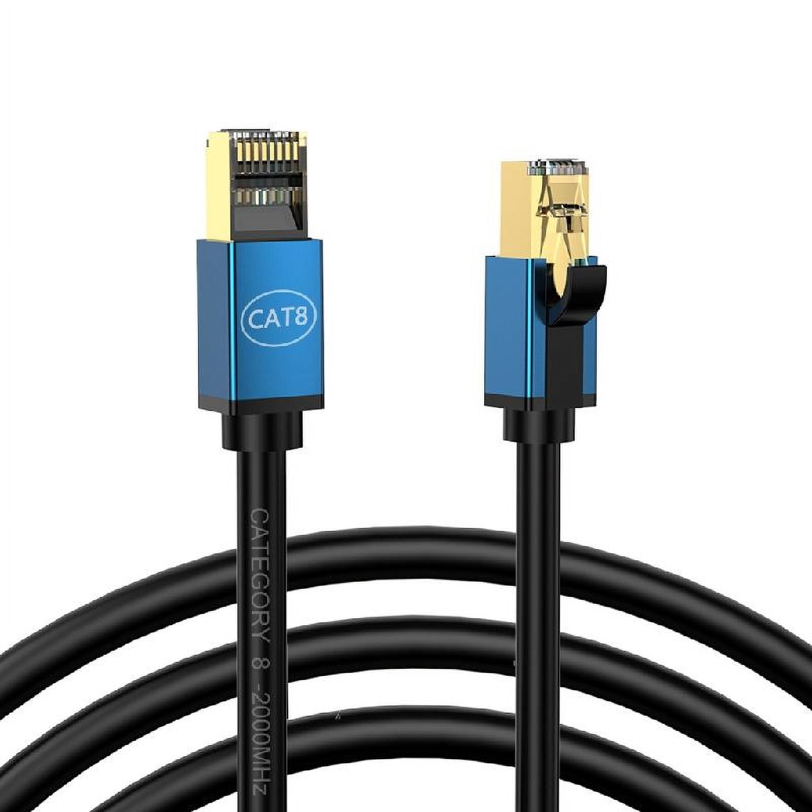 CAT8 Cable 10Gigabit CAT8 RJ45 Ethernet Cord Enhances Connection for ...