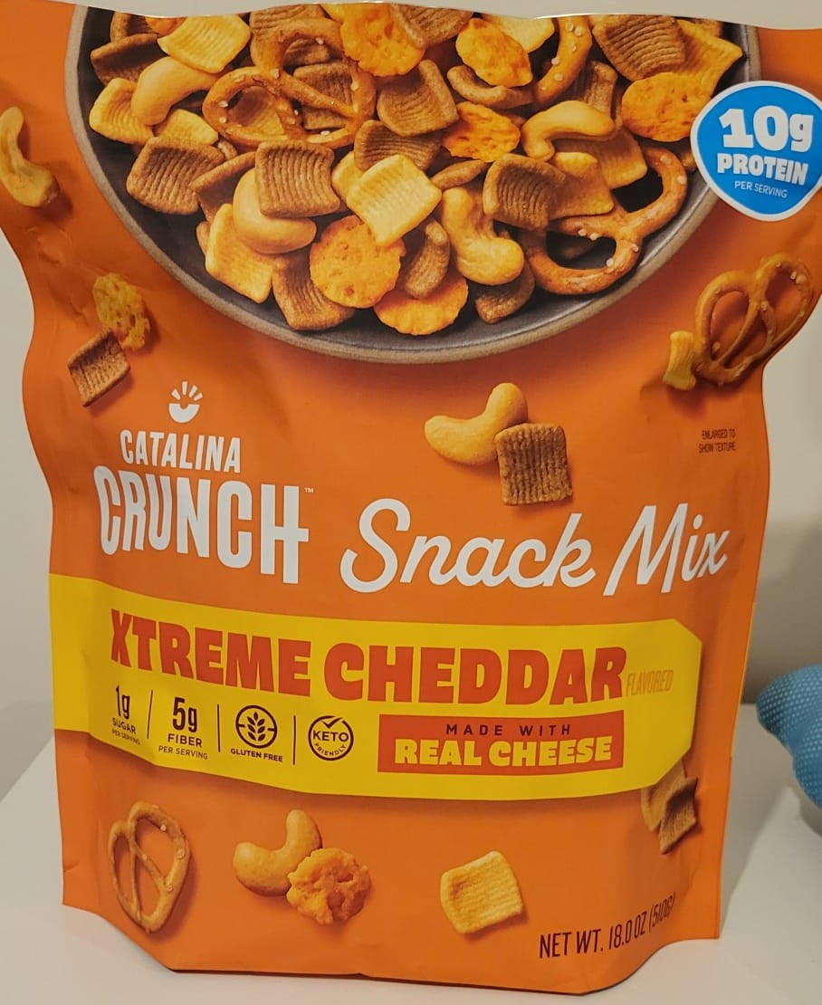 CATALINA CRUNCH SNACK MIX XTREME CHEDDAR MADE WITH REAL CHEESE PARTY ...