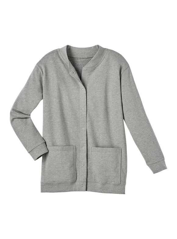 Womens Snap Front Fleece