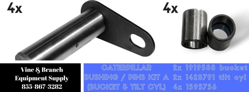 CATERPILLAR PIN & BUSHING BUCKET KIT (A) 247 / 247B / 247B2 / 247B3 ...
