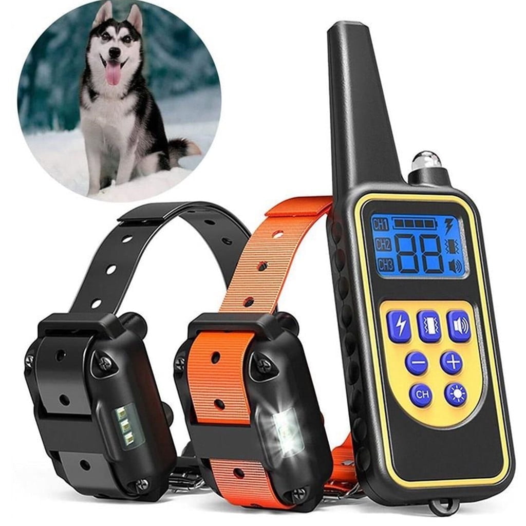 Waterproof Electric Dog Training Collar with Remote, Puppy Static ...