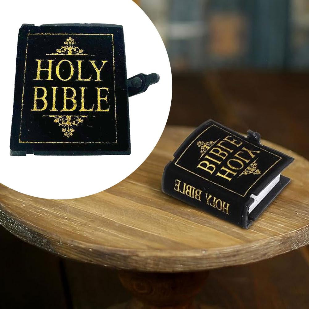 CATHOLIC BIBLE 112 Scale Miniature Readable Religion Book Z5N8 ...