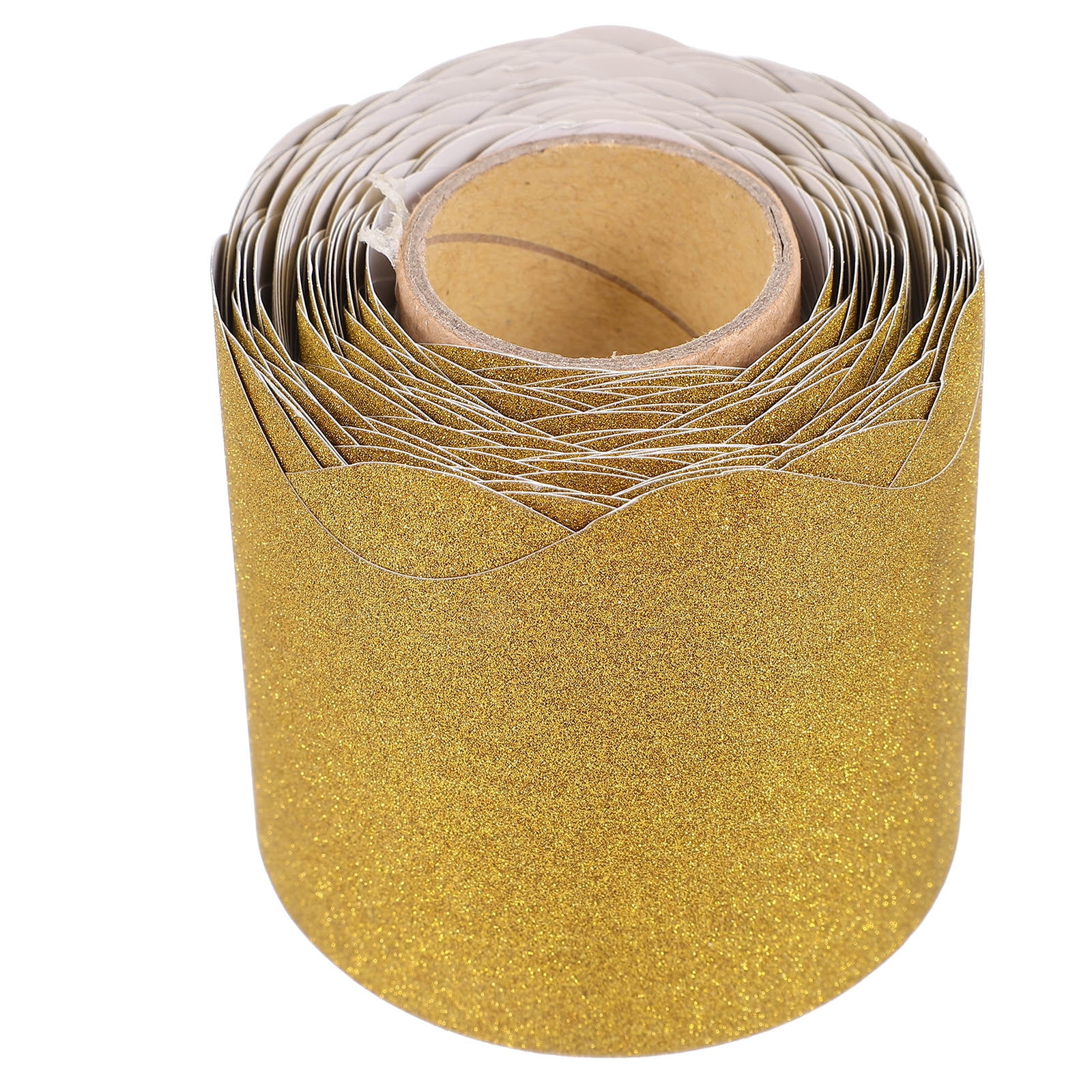 CATIEBYE Cuttable Golden Wave Shaped Bulletin Board Sticker for ...