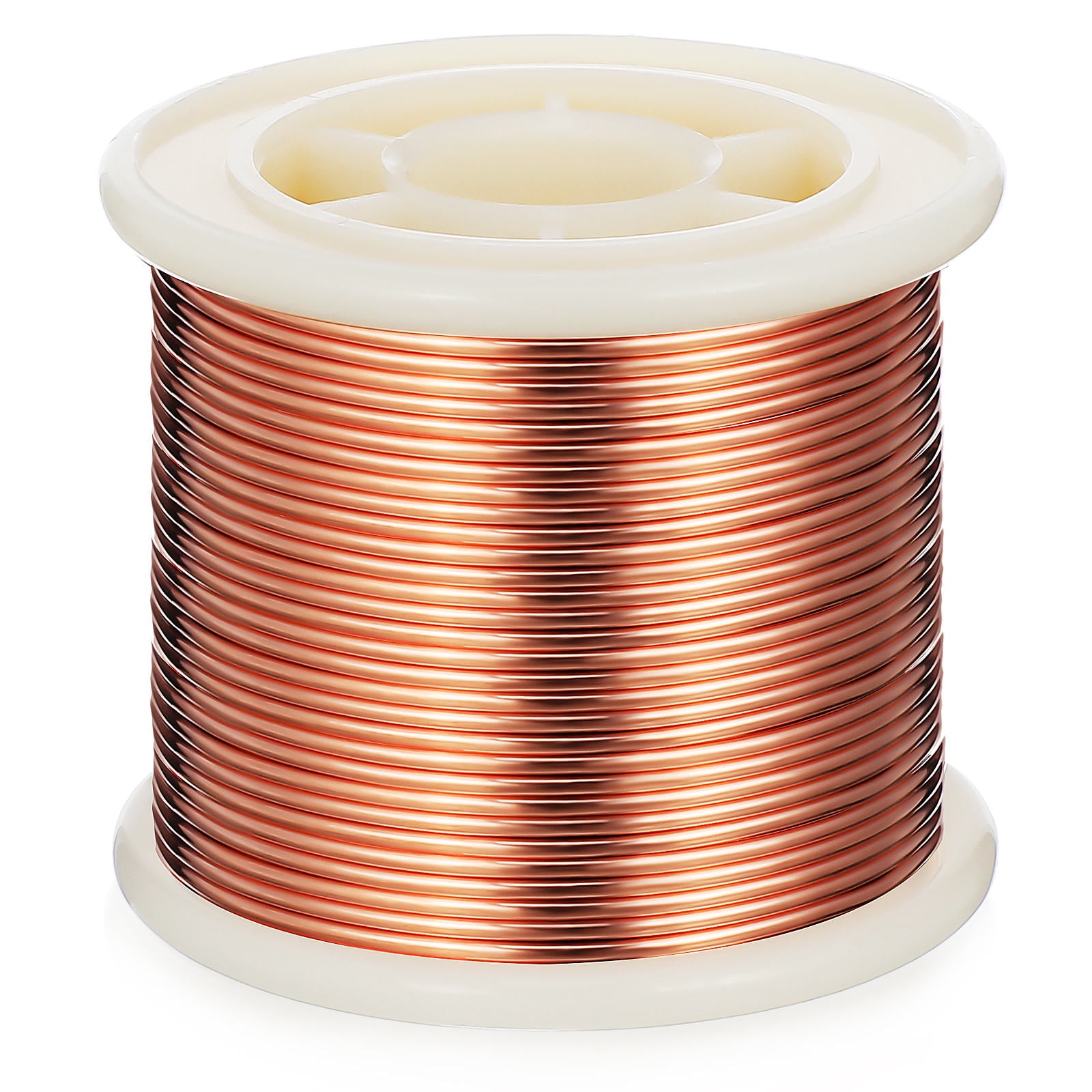 CATIEBYE 1 Roll Reddish Copper Wire For Jewelry Making Bare Copper 17m ...
