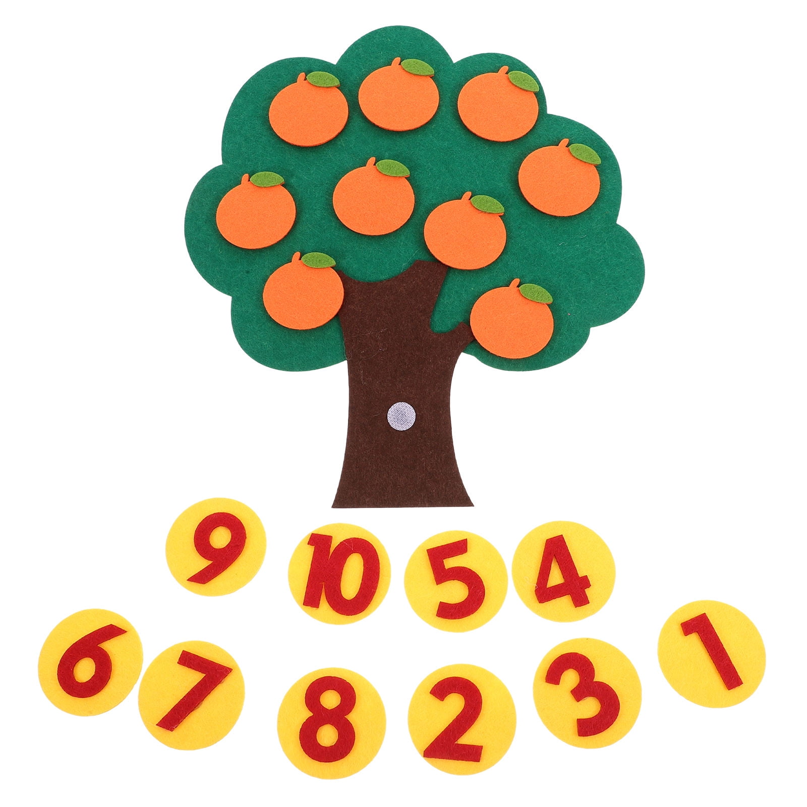 CATIEBYE 1 Set Fruit Tree Shape Matching Game Toy for Early Childhood ...