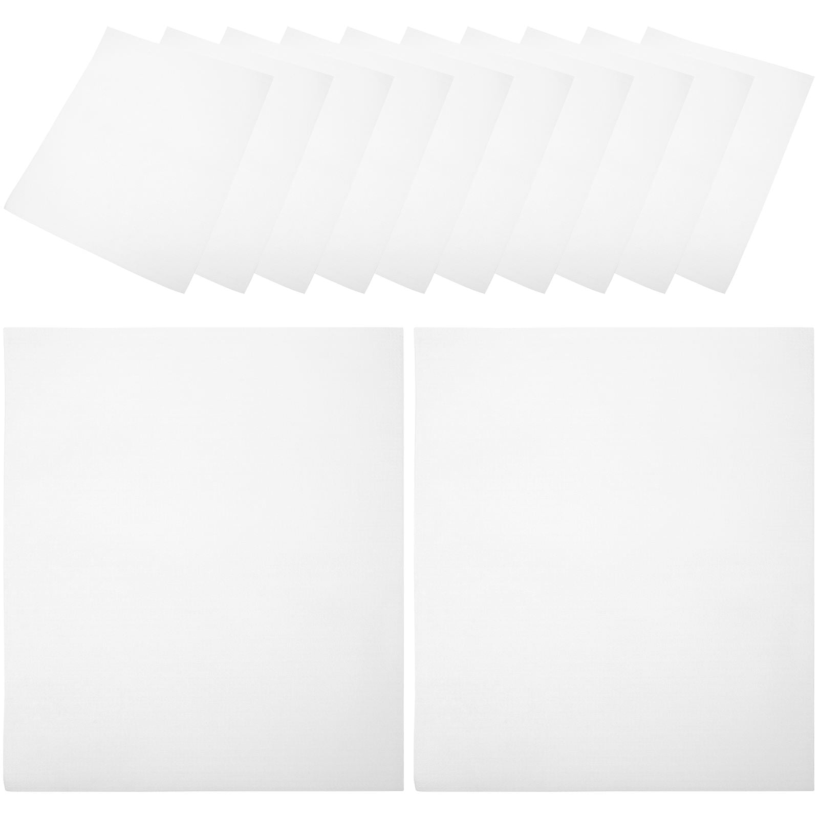 CATIEBYE 100Pack White Rectangular Foam Packaging Pouches for Packing ...