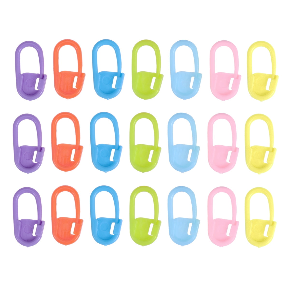 CATIEBYE Knitting Tools Pins Crochet Stitch Markers Assorted Color for Sweater Use 100Pcs ...