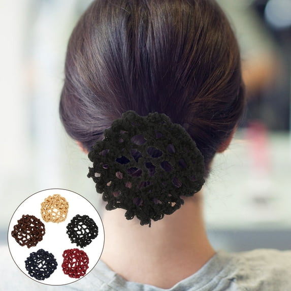 CATIEBYE 10Pcs Assorted Color Hair Bun Nets with Smooth Touch for Dance ...