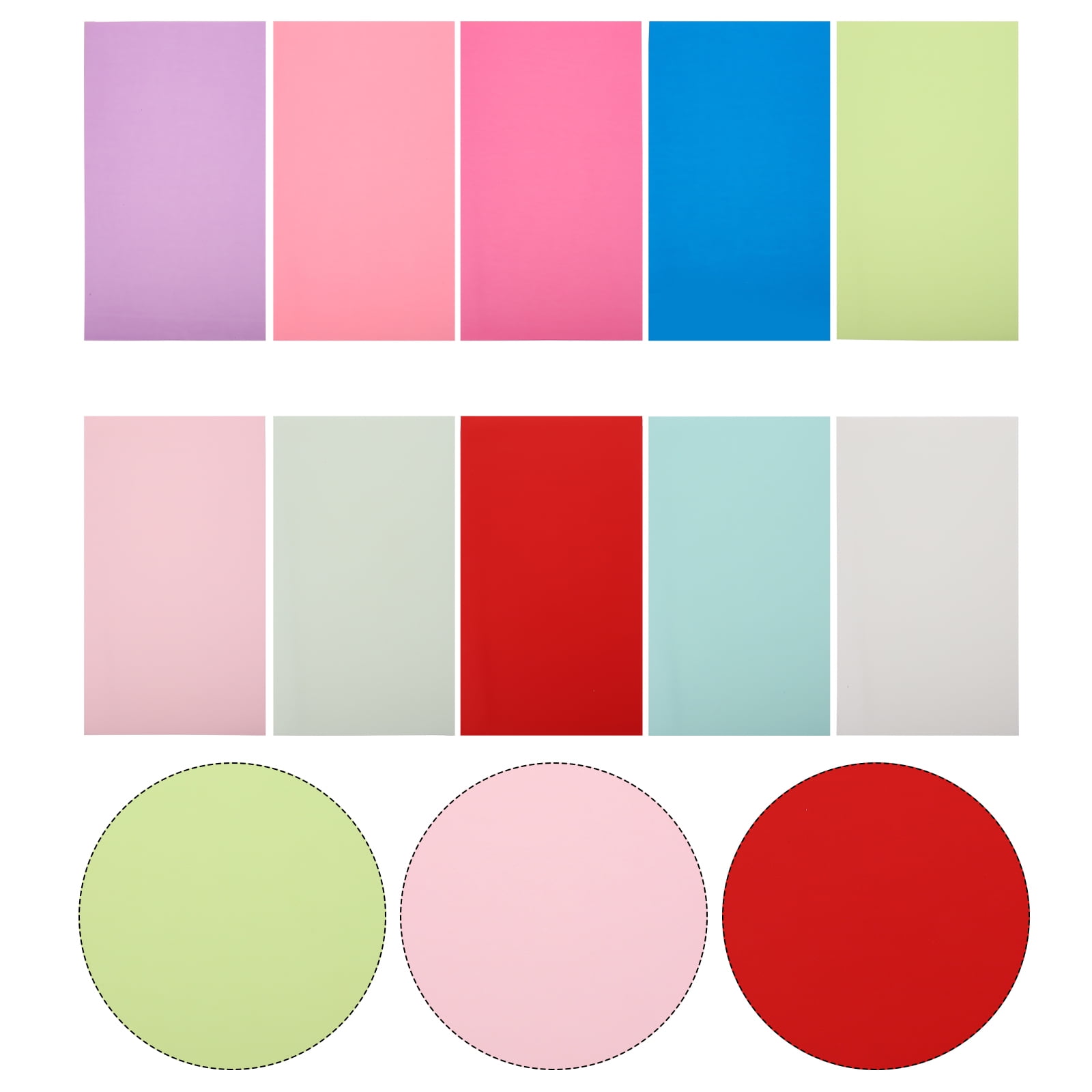 CATIEBYE Jelly Sheets for Bows Soft Faux Suede Fabric Pu 10Pcs Sewing ...