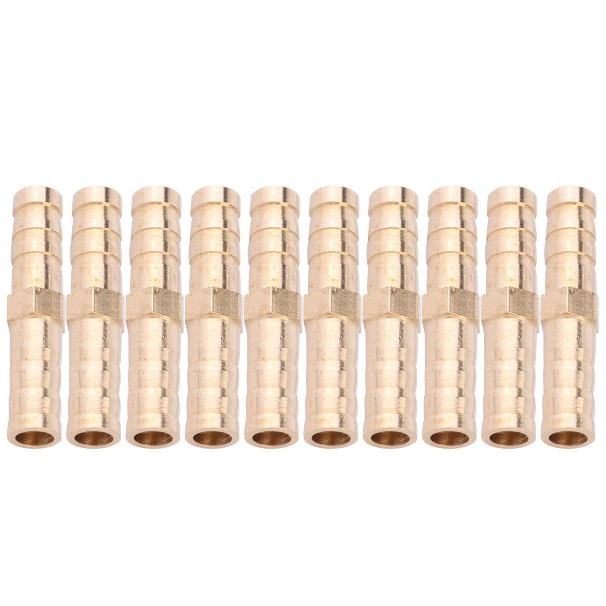 CATIEBYE 10Set Brass Pipe Fitting Straight Gas Hose Connector for Tire ...