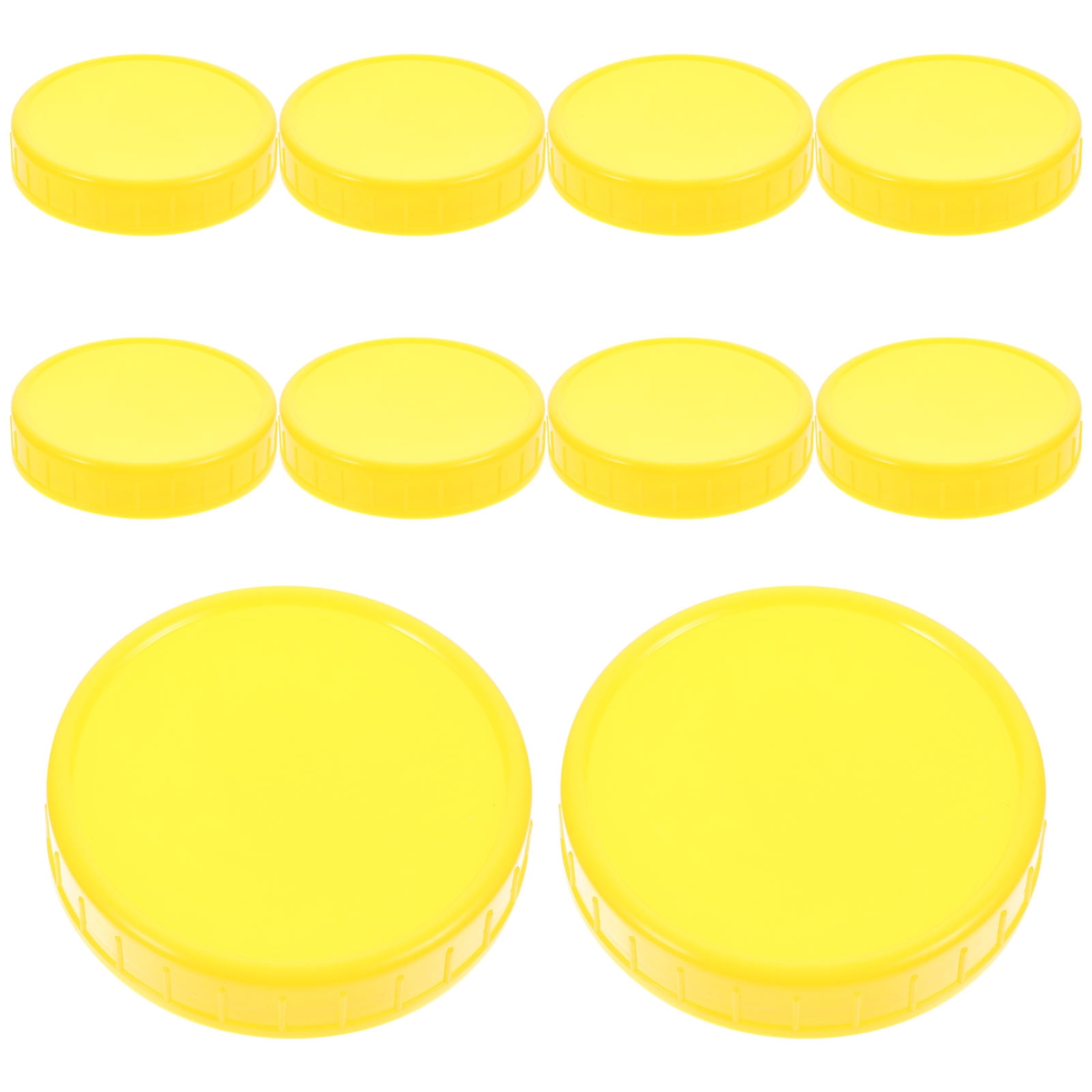 CATIEBYE 10pcs Bottle Caps Mason Jar Lid Plastic for Jars Home Use ...