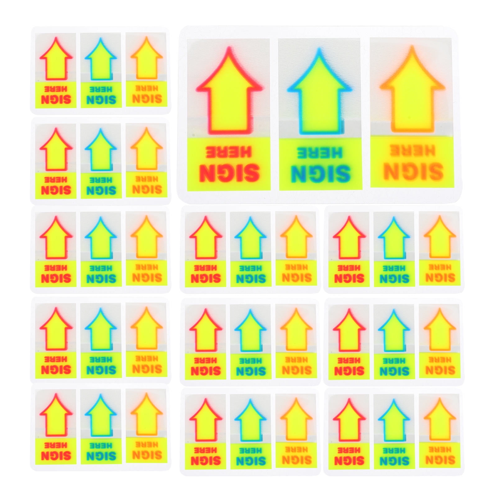 CATIEBYE Directional Arrow Stickers, 120 Pieces Assorted Colors, Easy ...