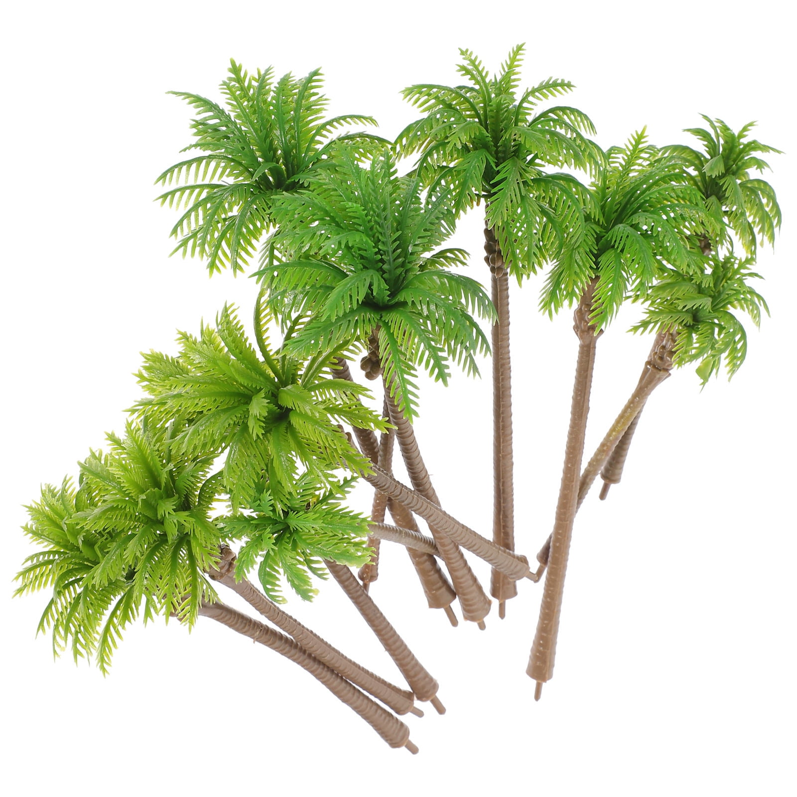 CATIEBYE 12Pcs Model Landscape Tree for Micro Landscape Mini Palm Trees ...