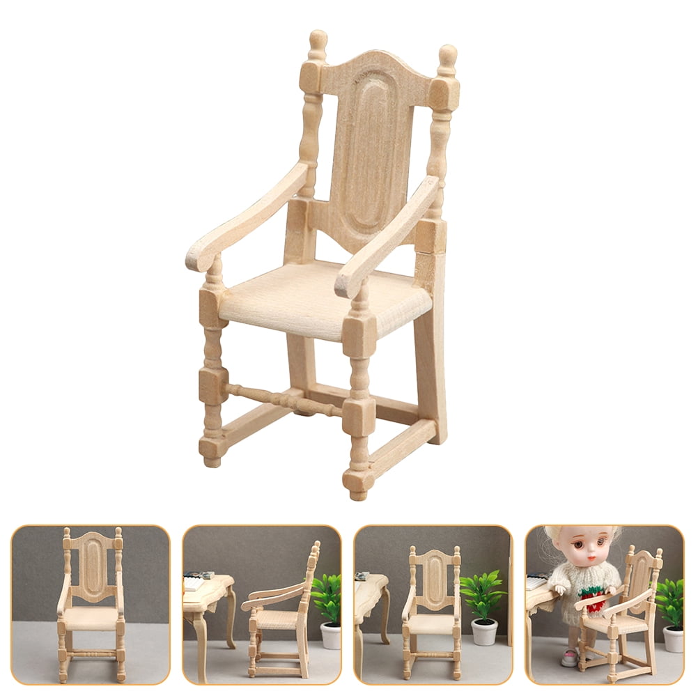 CATIEBYE 13Pack Mini Chairs for Kids Playhouse in Khaki with Synthetic ...