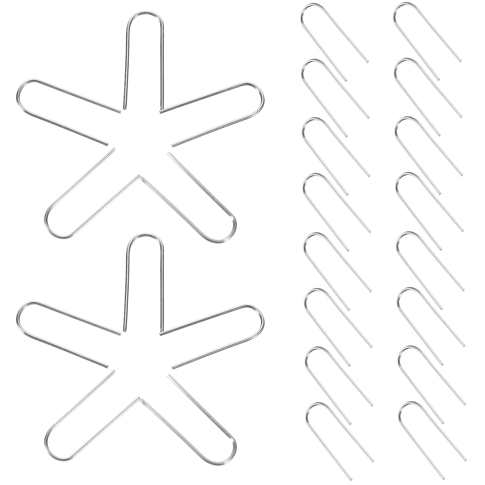 CATIEBYE 150Pcs U Shaped Hooks for Jewelry Making Wire Craft Tools ...
