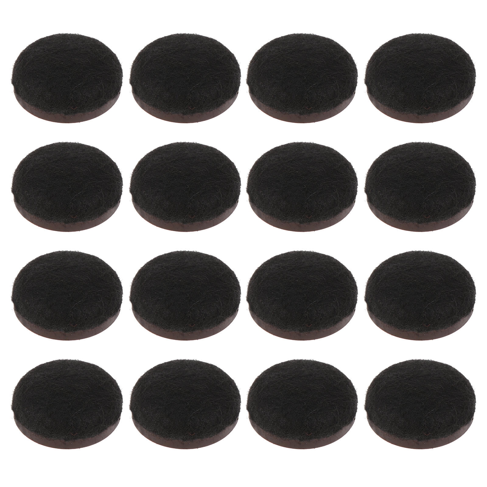 CATIEBYE 16Pcs Black Felt Furniture Feet Covers for Table Leg Cover in ...
