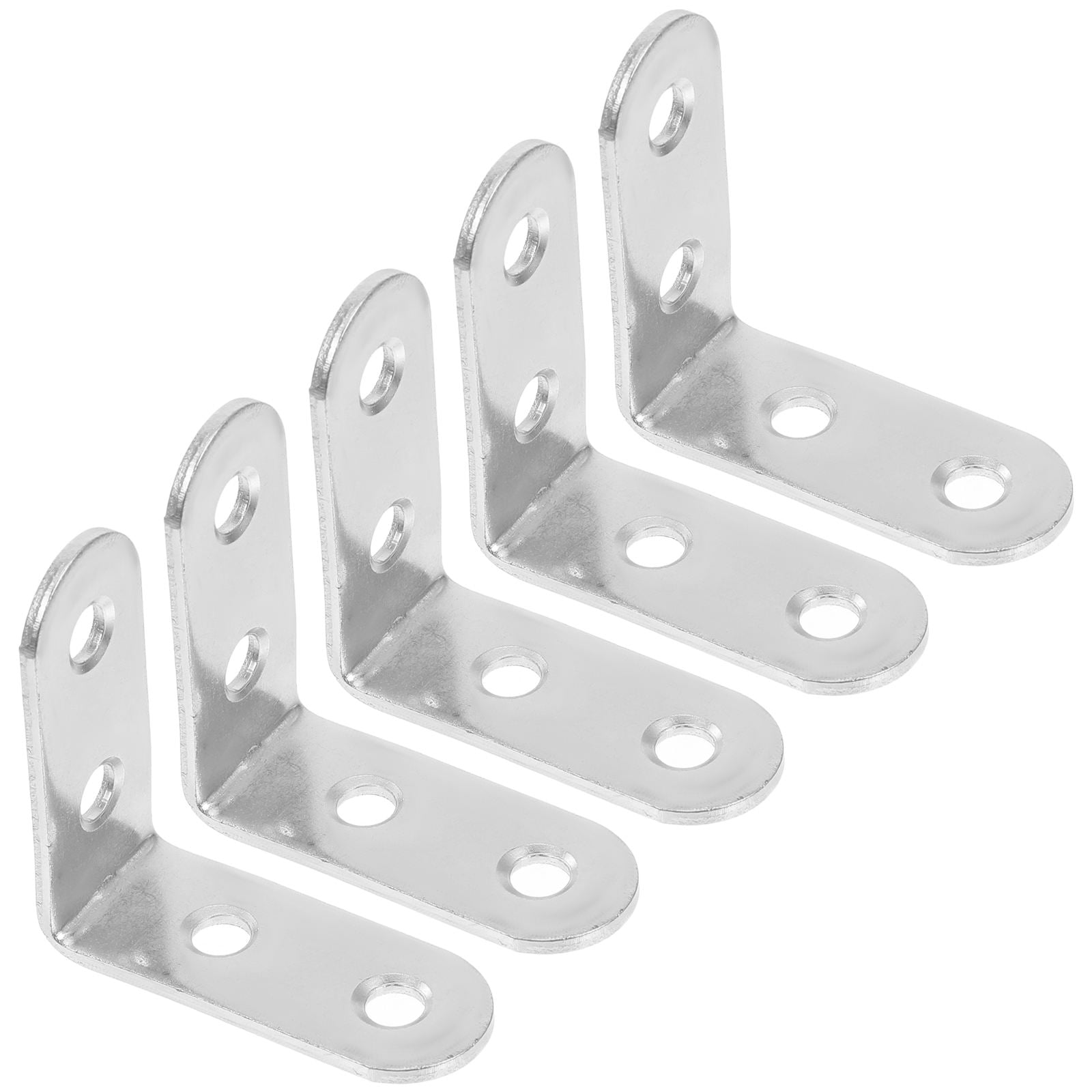 CATIEBYE 16Pcs L Shape Bracket Stainless Steel L Bracket for Wood Cold ...