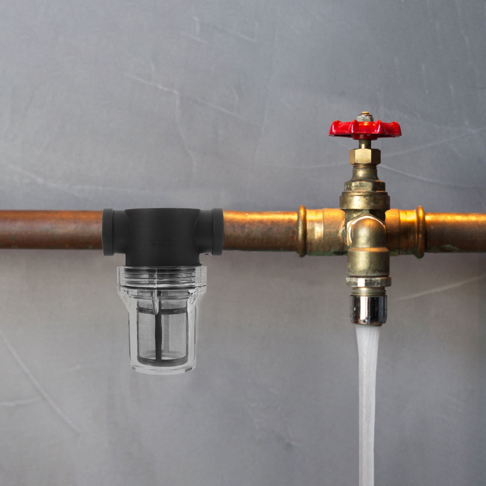 CATIEBYE 1Pack Garden Hose Water Filter Black 12.0x9.0x5.2in Prevents ...