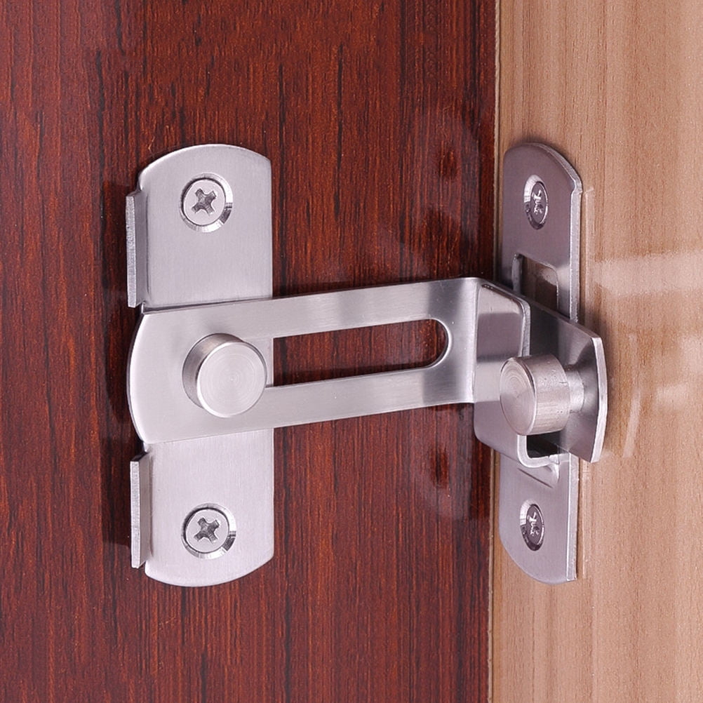 CATIEBYE 1Pack Stainless Steel Hasp Latch Lock for Homeowners Small 5x4 ...
