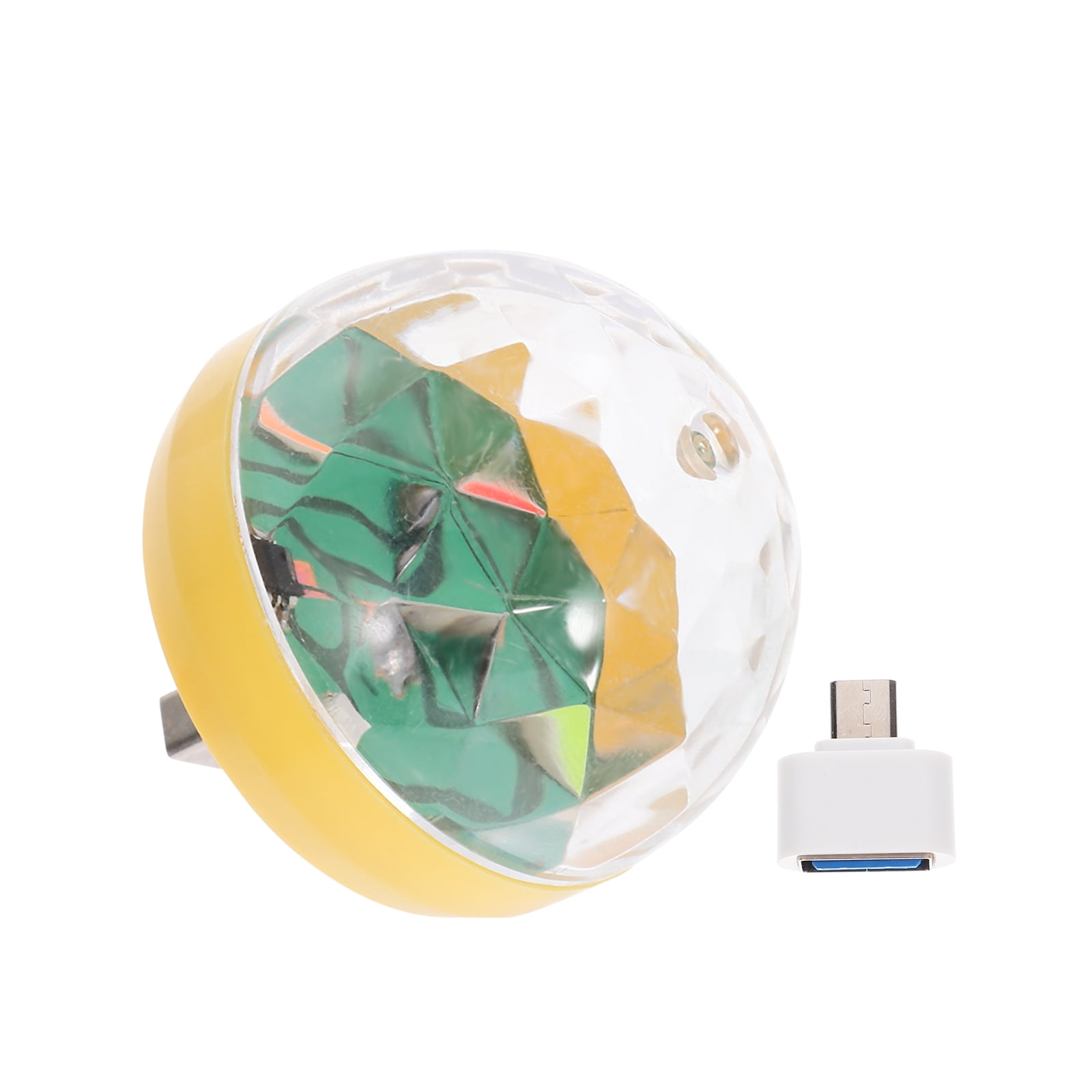 CATIEBYE 1Pcs Disco Light Yellow Round Portable Disco Light For Ktv Bar ...