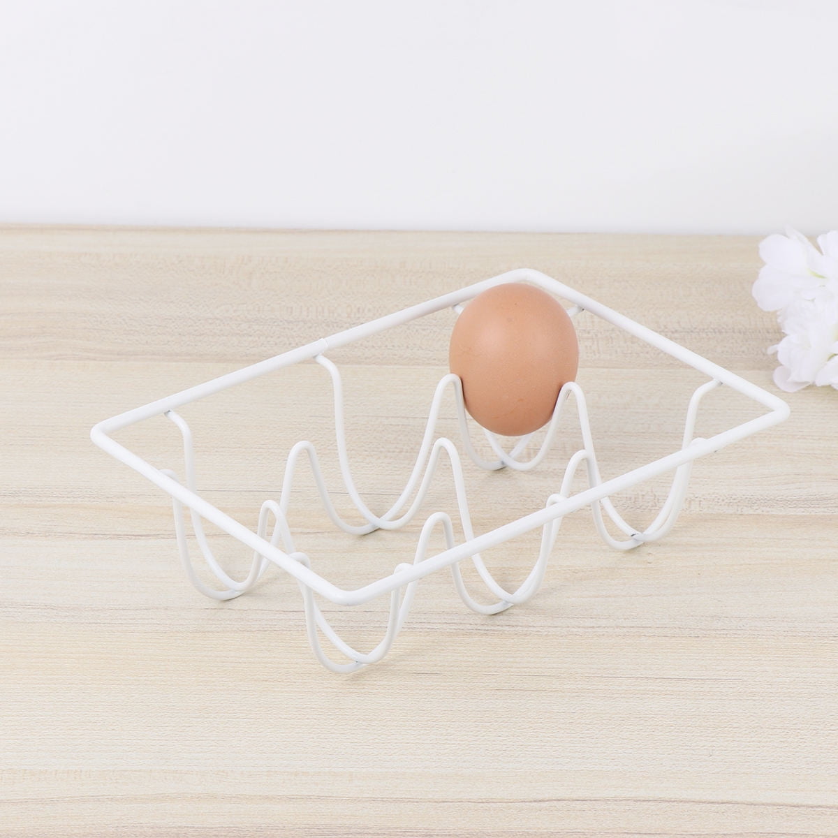 CATIEBYE 1Pcs Egg Racks for Fridge Iron Organizer for Kitchen and ...