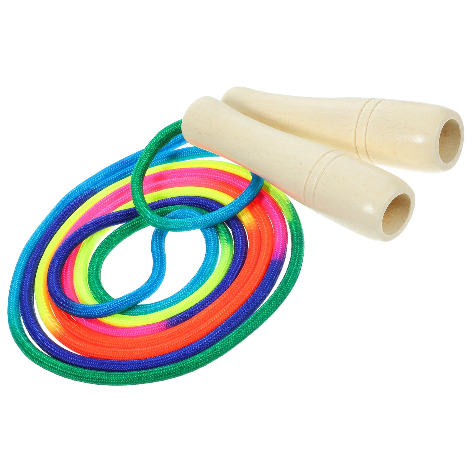 CATIEBYE 1Pcs Jump Rope Multi-Color Wood Cotton Rope for Men in Fitness ...