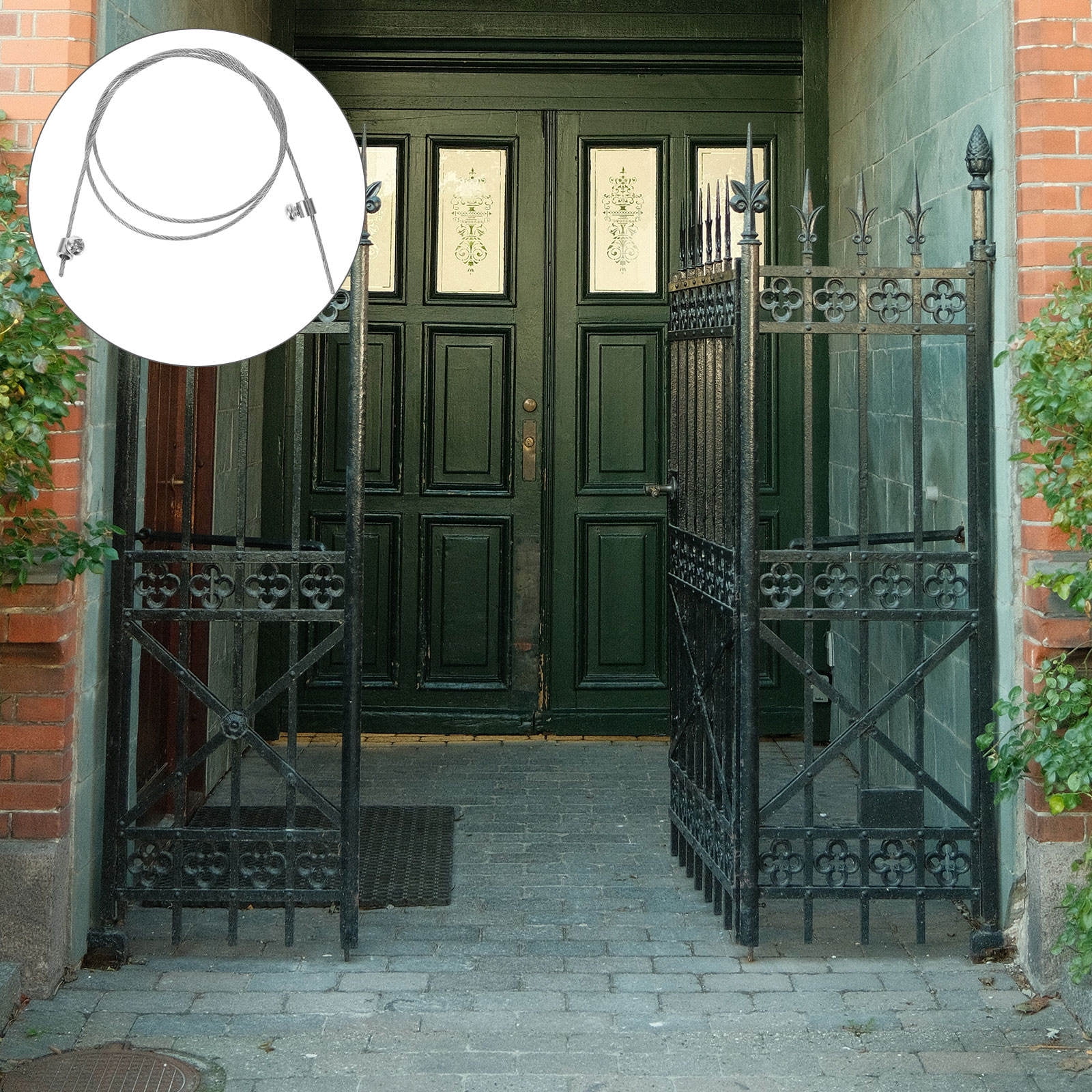 CATIEBYE Homeowners Gate Latch Cable Pull Silver 1Pcs - Walmart.com