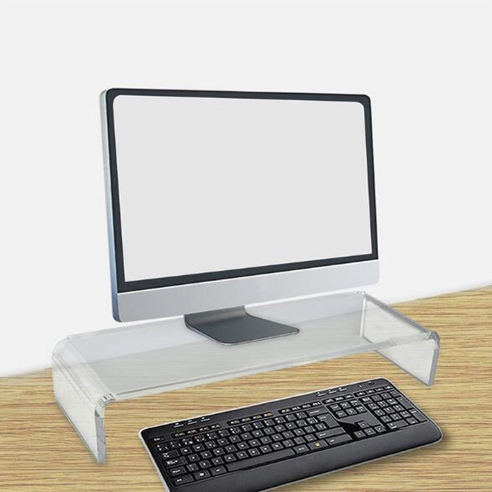 CATIEBYE 1Set Acrylic Modern Monitor Riser for Home Office and ...