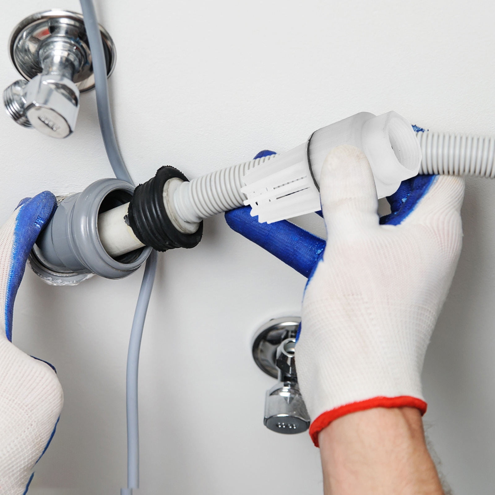 CATIEBYE 1Set Cylindrical PVC Check Valve for Pond Maintenance and Rain ...