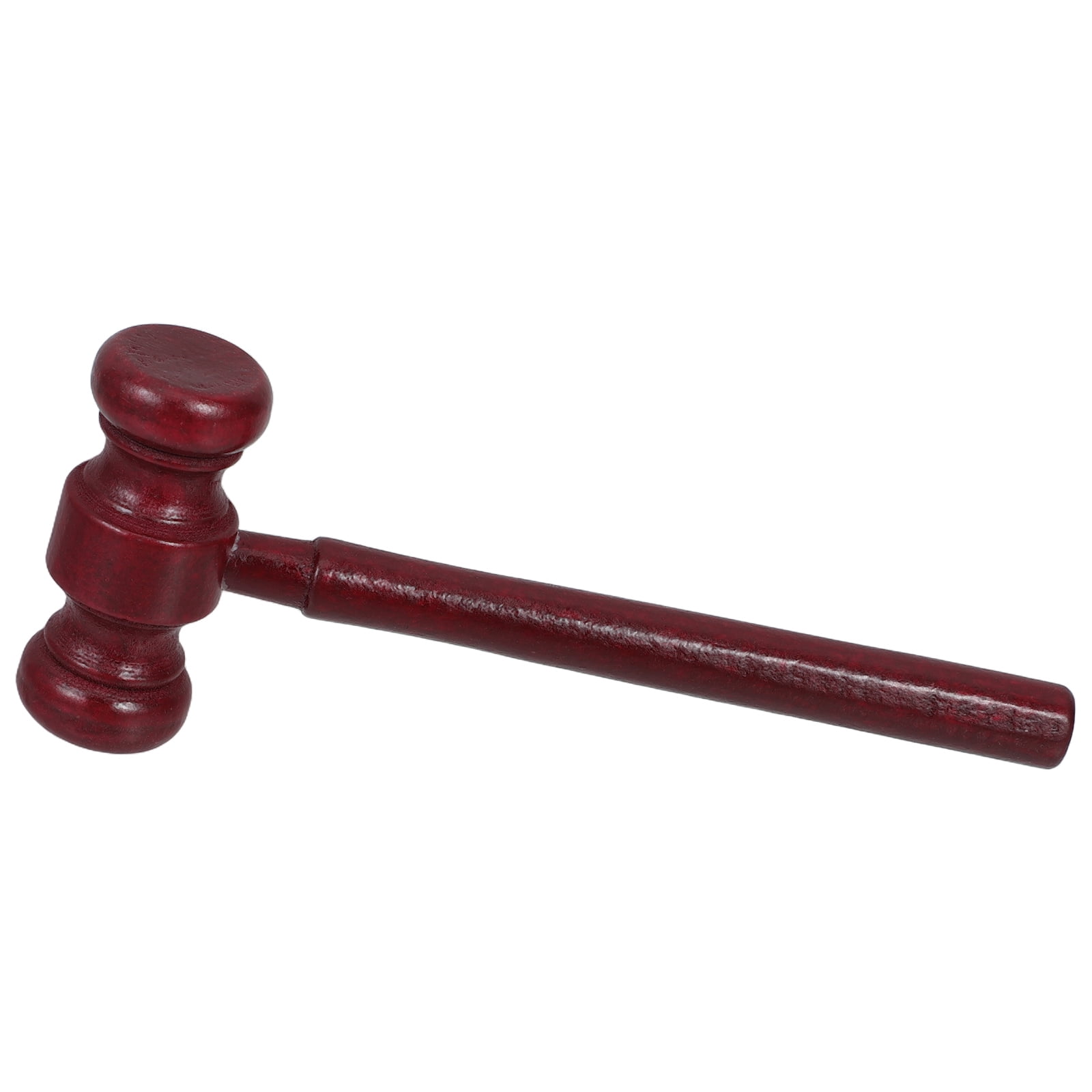 CATIEBYE 1Set Dark Red Wooden Hammer for Children's Role Playing and ...