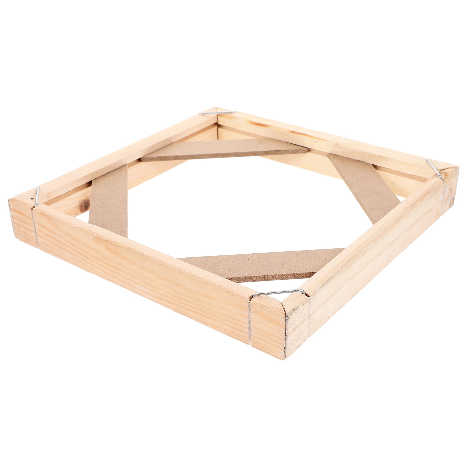 CATIEBYE Wood Photo Frames Diy Canvas Frame Kit Beige 1 Wall Art ...