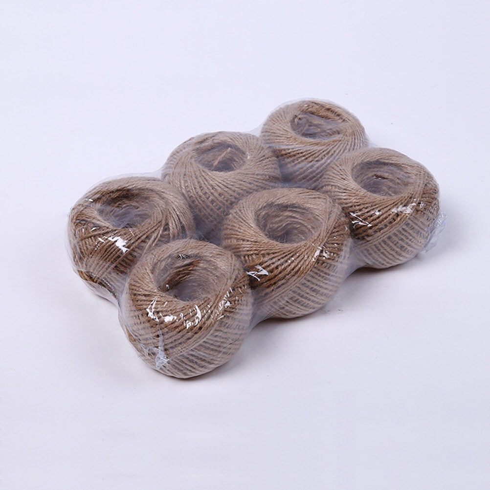 CATIEBYE 1Set Jute Rope Round 3 Ply 120m 1.8mm Decorative Twine for ...