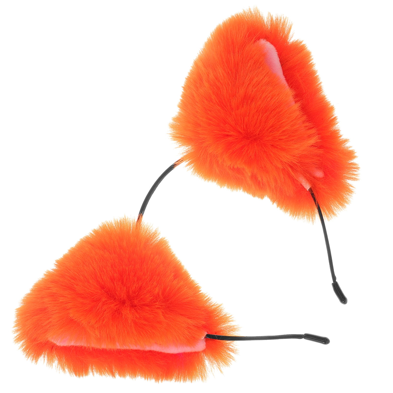 CATIEBYE 1Set Plush Ear Hair Headband Animal Ears Shape Furry Cat Ears ...