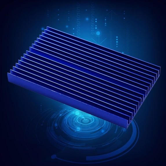 CATIEBYE 1Set Rectangular Heat Sink for PCB and Semiconductor Cooler ...