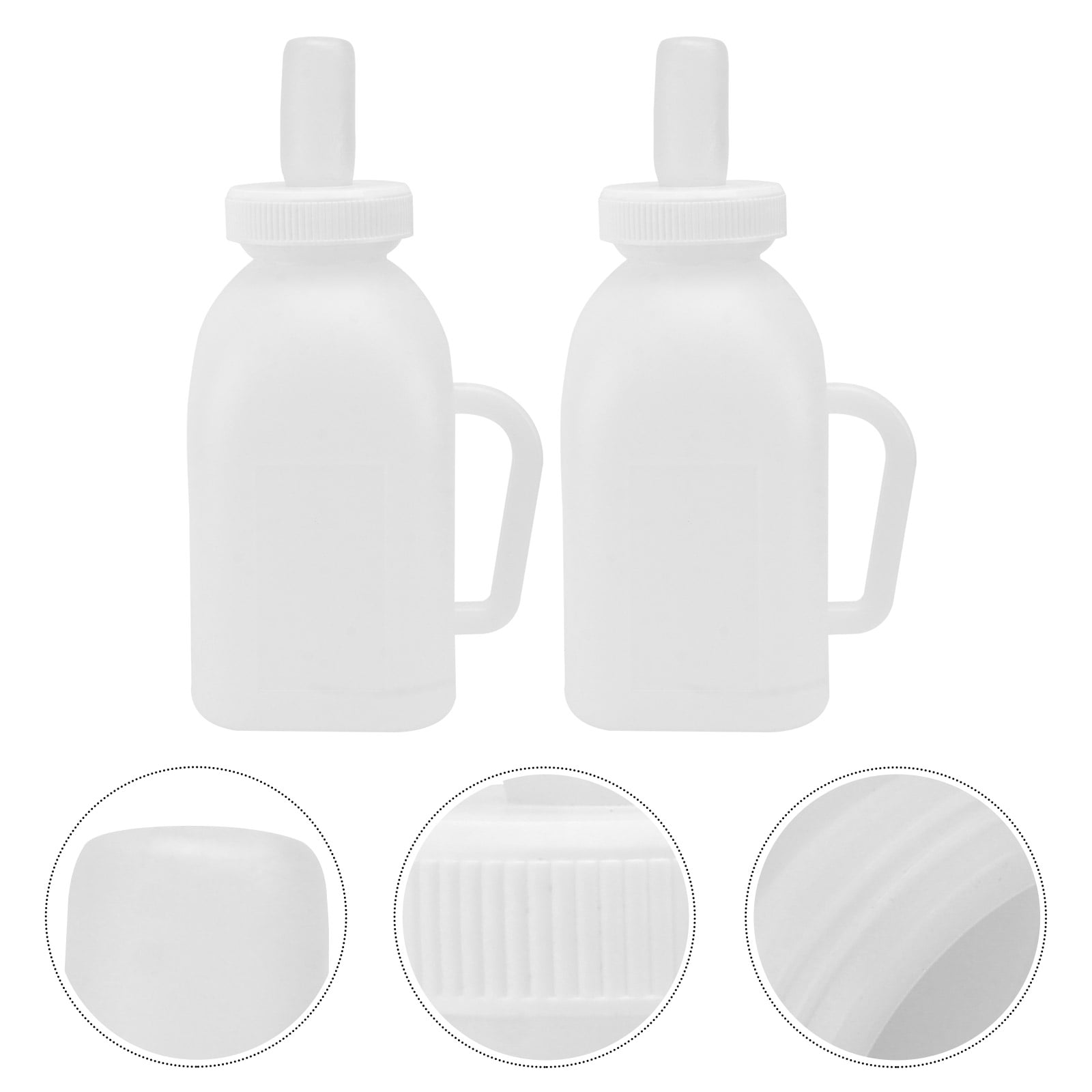 CATIEBYE 2 Sets Goat Bottles for Young Livestock Feeding in 9.8x3.9in ...