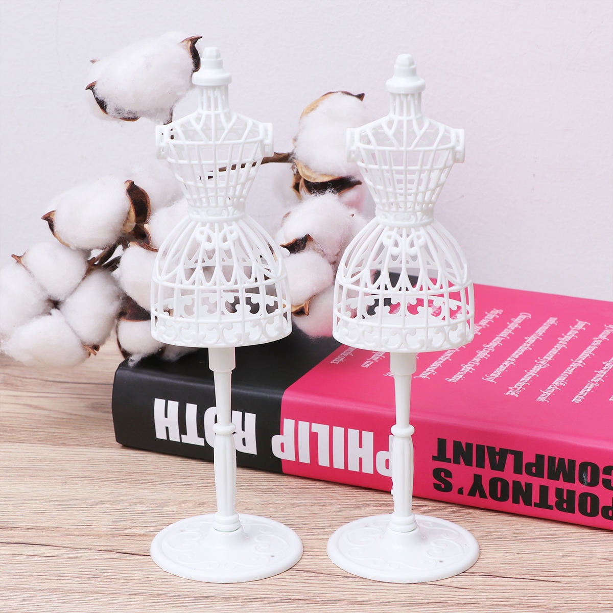 CATIEBYE 20Pack Mini Mannequin White Plastic Mini Dress Form Mannequin ...