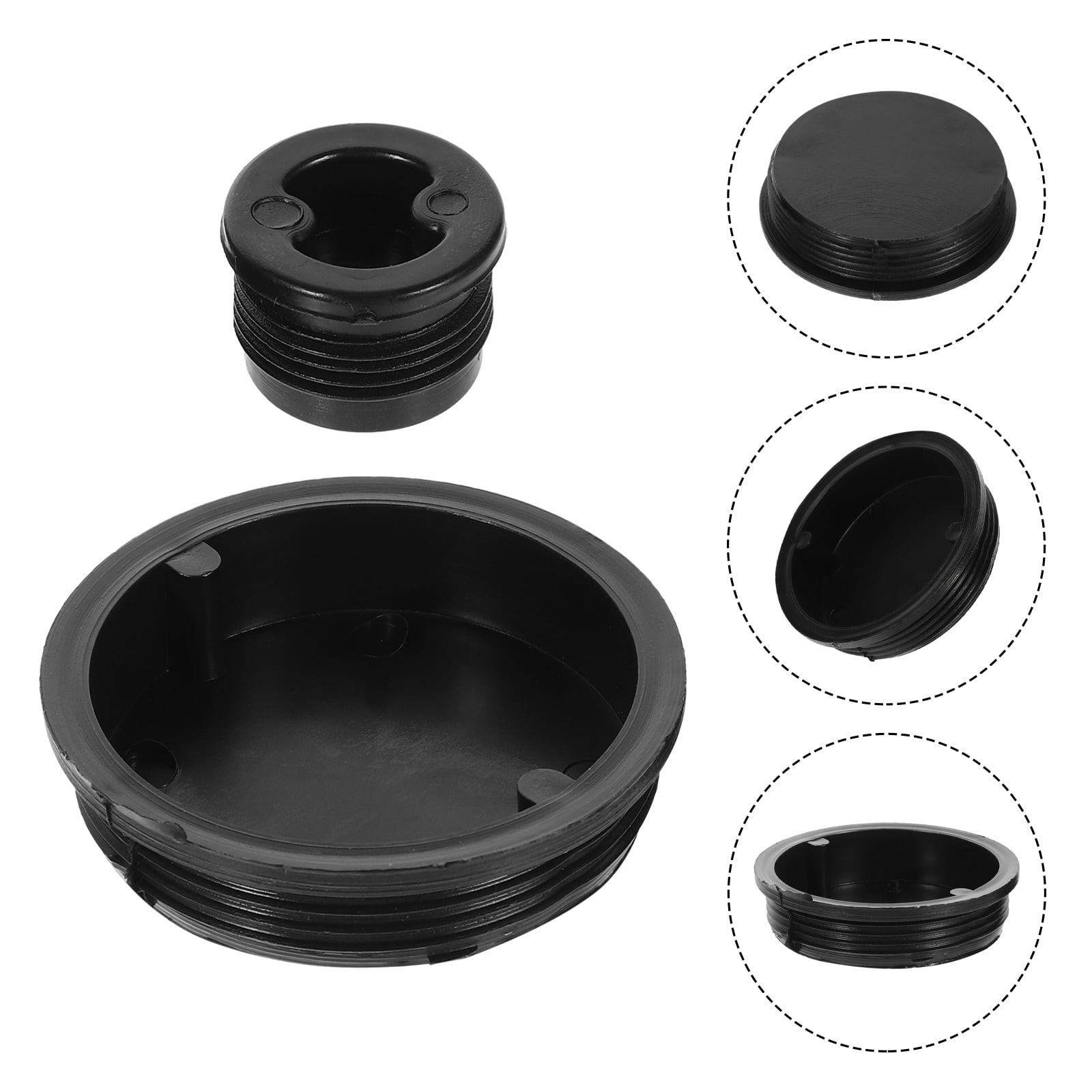 CATIEBYE 20Pcs Round Plastic Bung Caps for Lug Nut Caps and Bung Cap ...