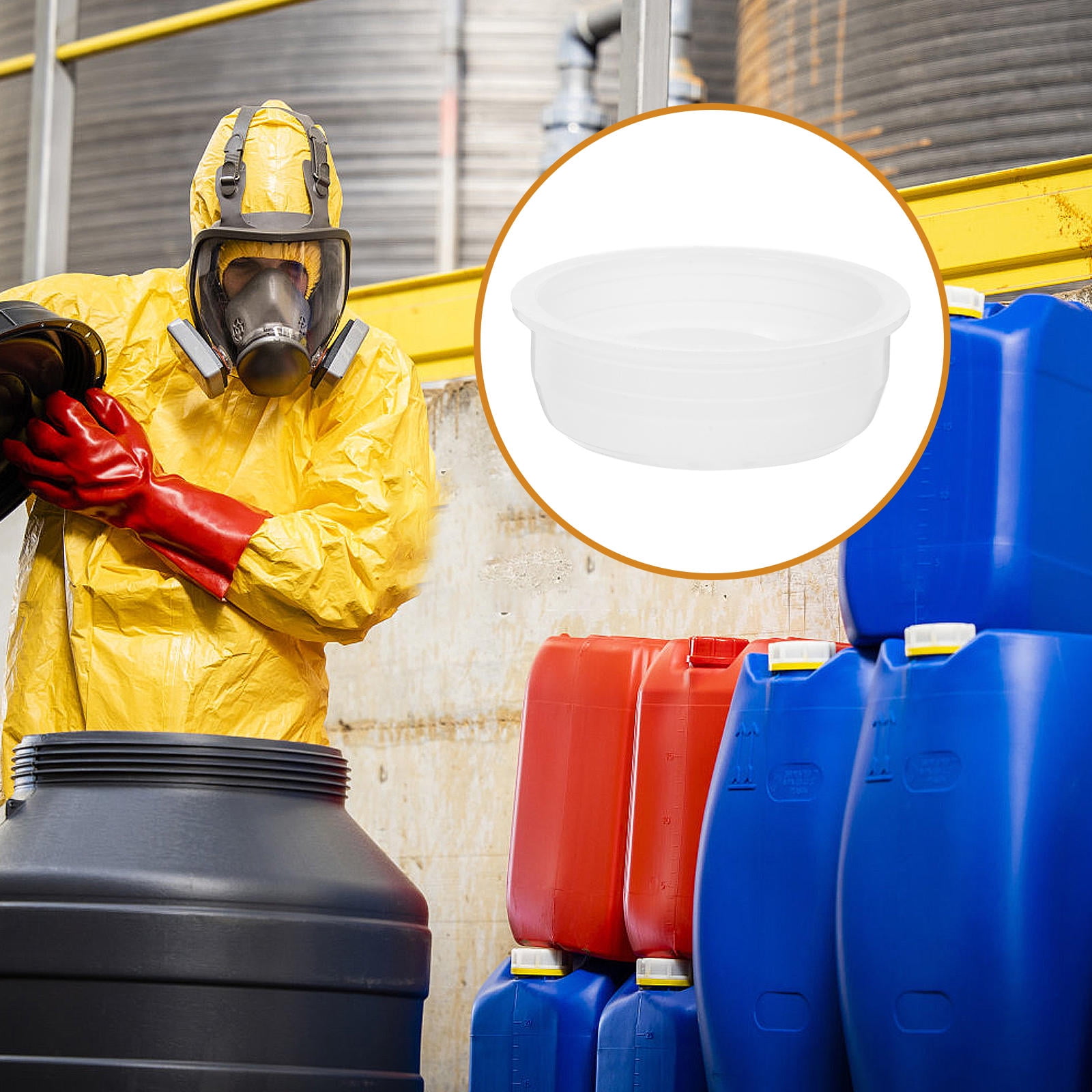 CATIEBYE Drum Bung Caps Plastic Drum Lids White Industrial Users ...