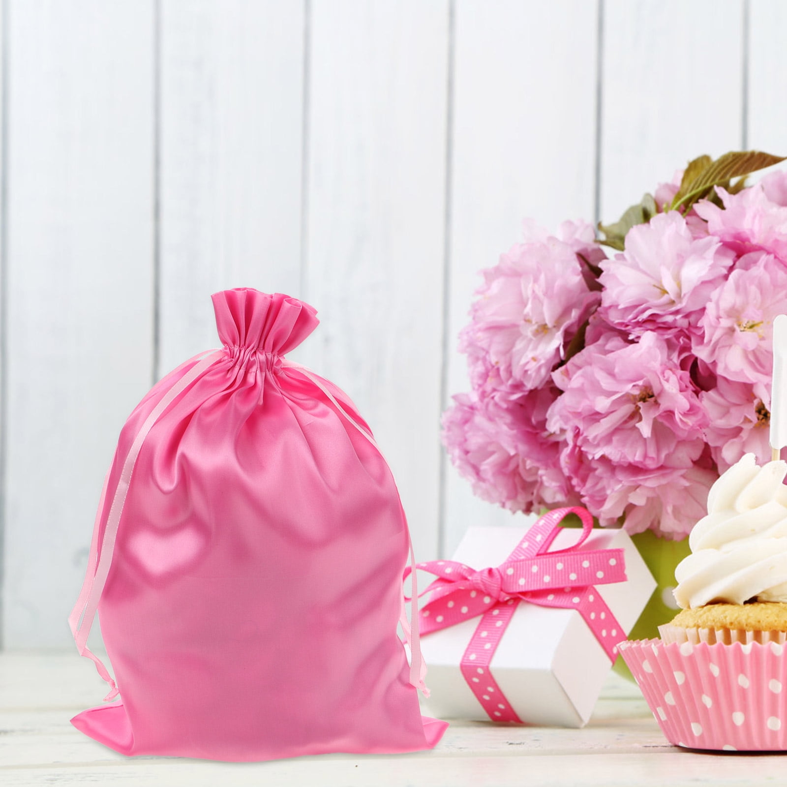 CATIEBYE 2Pack Assorted Color Mini Drawstring Bags for Party Candy 13 ...