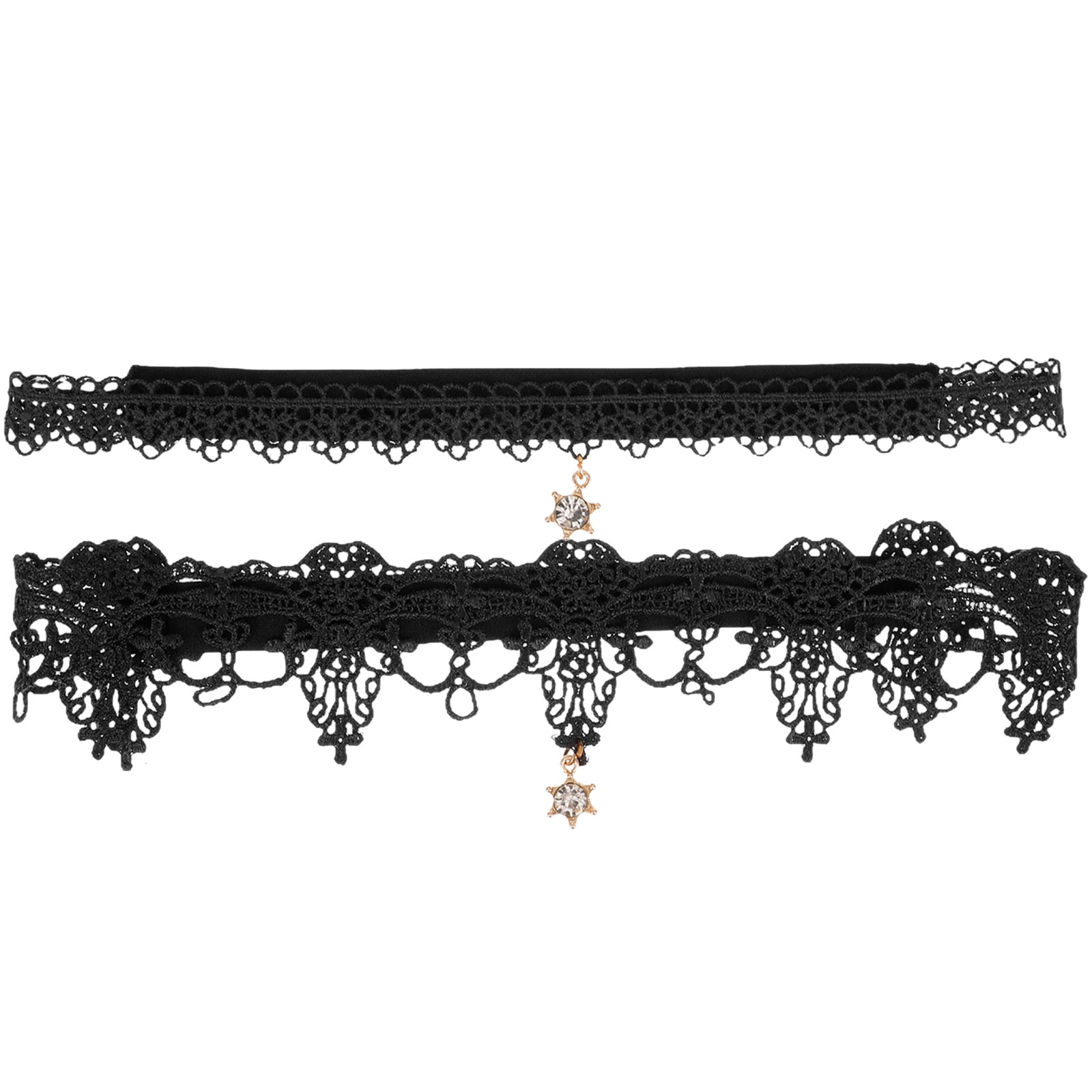 CATIEBYE 2Pack Bridal Garters for Bride Rhinestone Garter Wedding ...