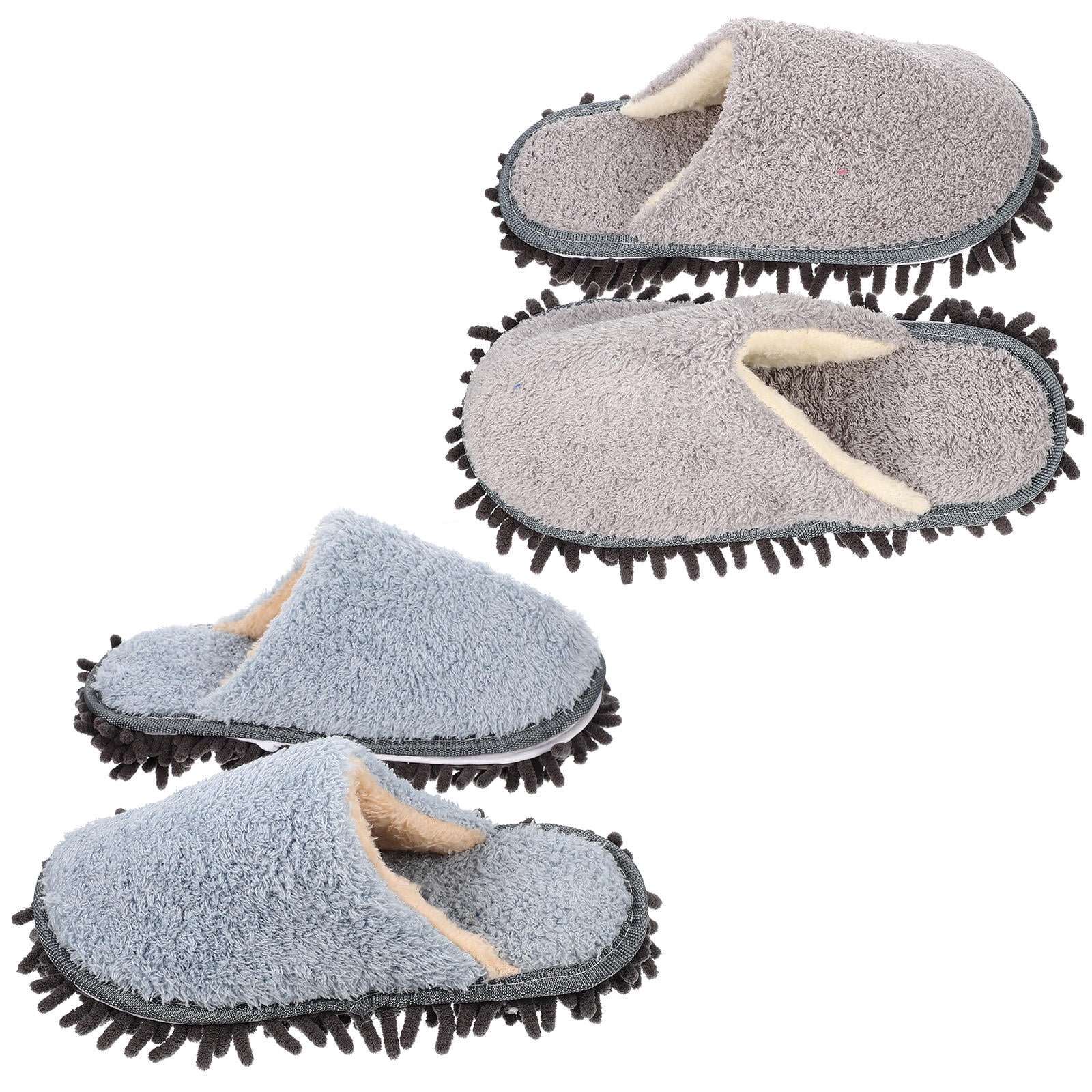 CATIEBYE 2Pairs Practical Mop Slippers with Water Absorption for ...