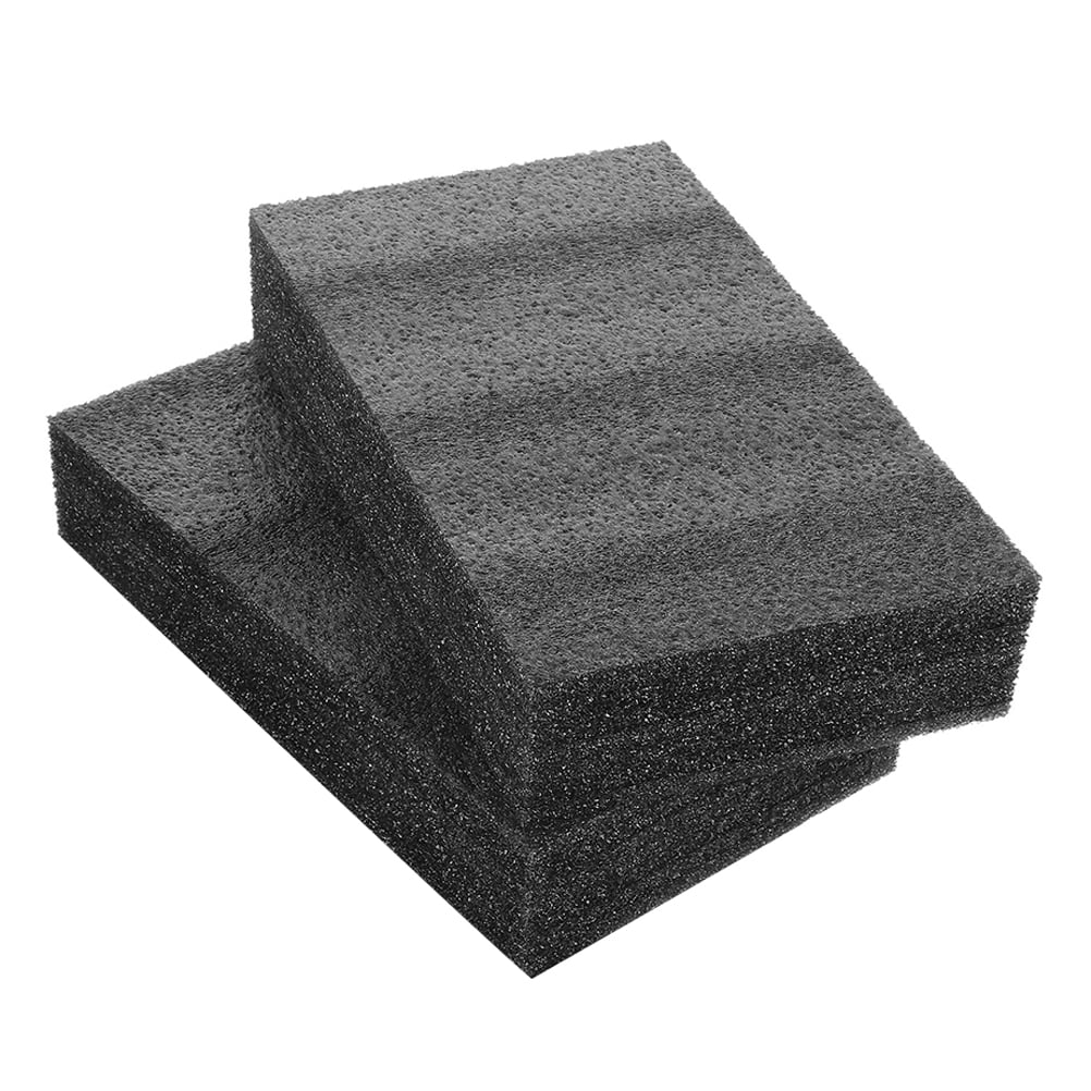 CATIEBYE 2Pcs Black Foam Blocks for Shipping and Storage Protective ...