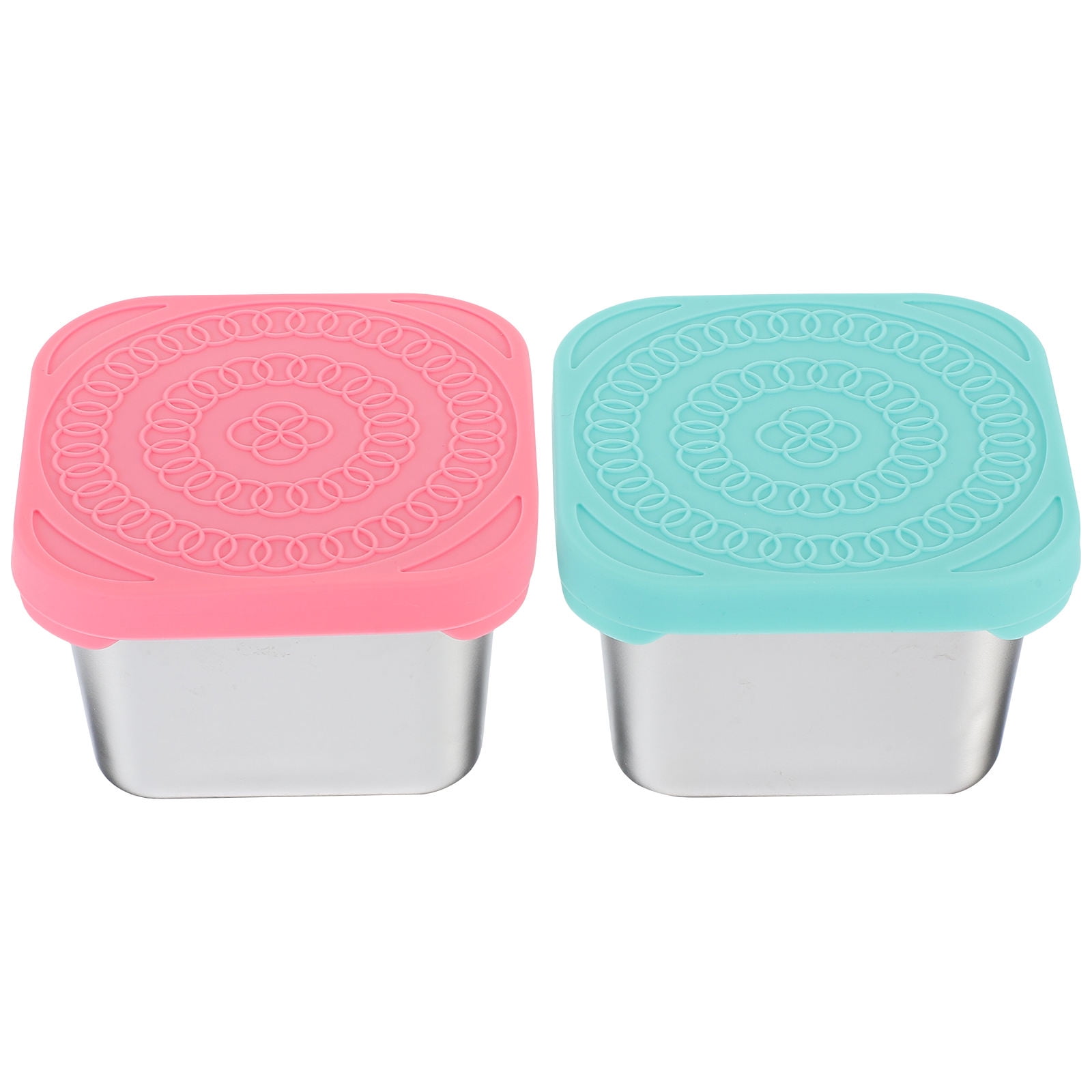 CATIEBYE 2Pcs Leakproof Condiment Container with Stackable Design for ...