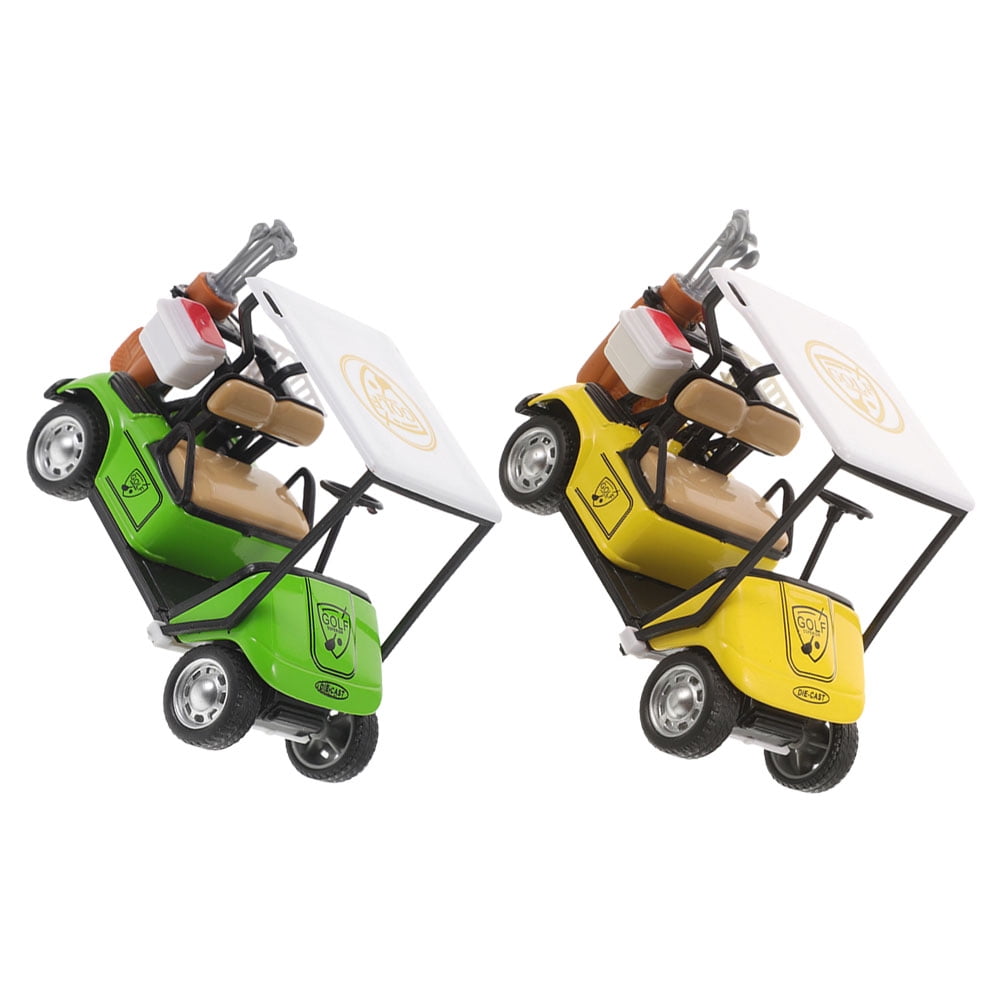 CATIEBYE 2Pcs Mini Golf Cart for Home Decor and Office Decor with ...