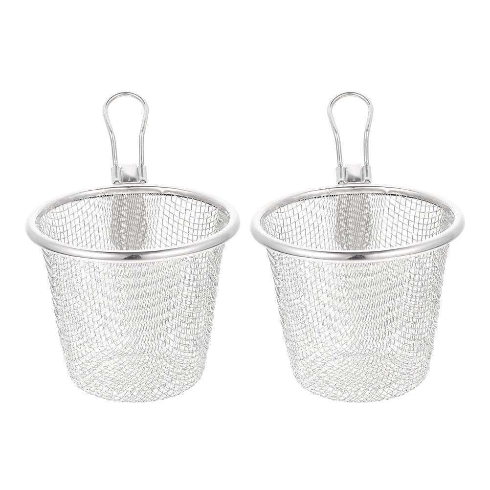 CATIEBYE 2Pcs Restaurant Pasta Strainer Stainless Steel Strainers for ...