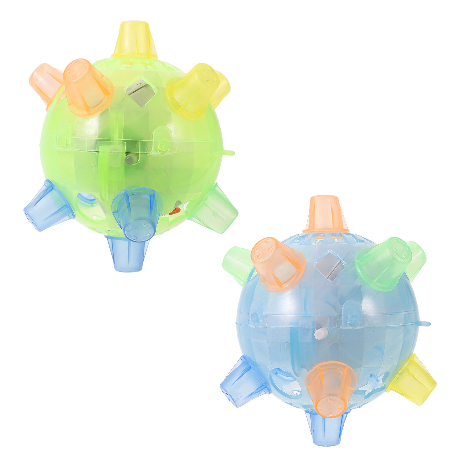 CATIEBYE Light Up Balls for Kids Rubber Dancing Ball Assorted Color ...