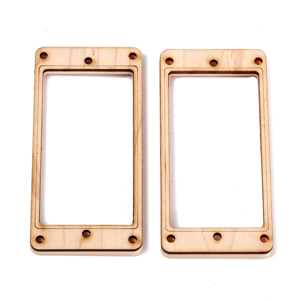 CATIEBYE 2Set Khaki Plastic Guitar Pickup Frame for Replace Broken ...