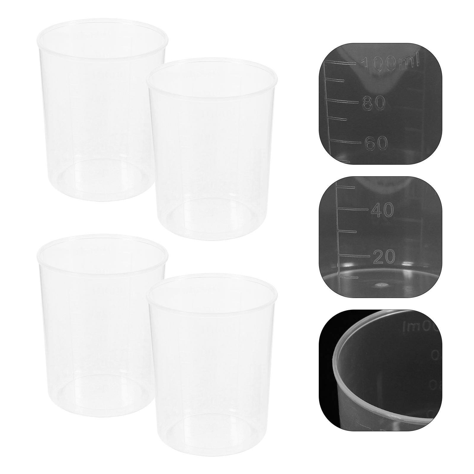 CATIEBYE 30Pcs Heat Resistant Measuring Beakers for Accurate ...