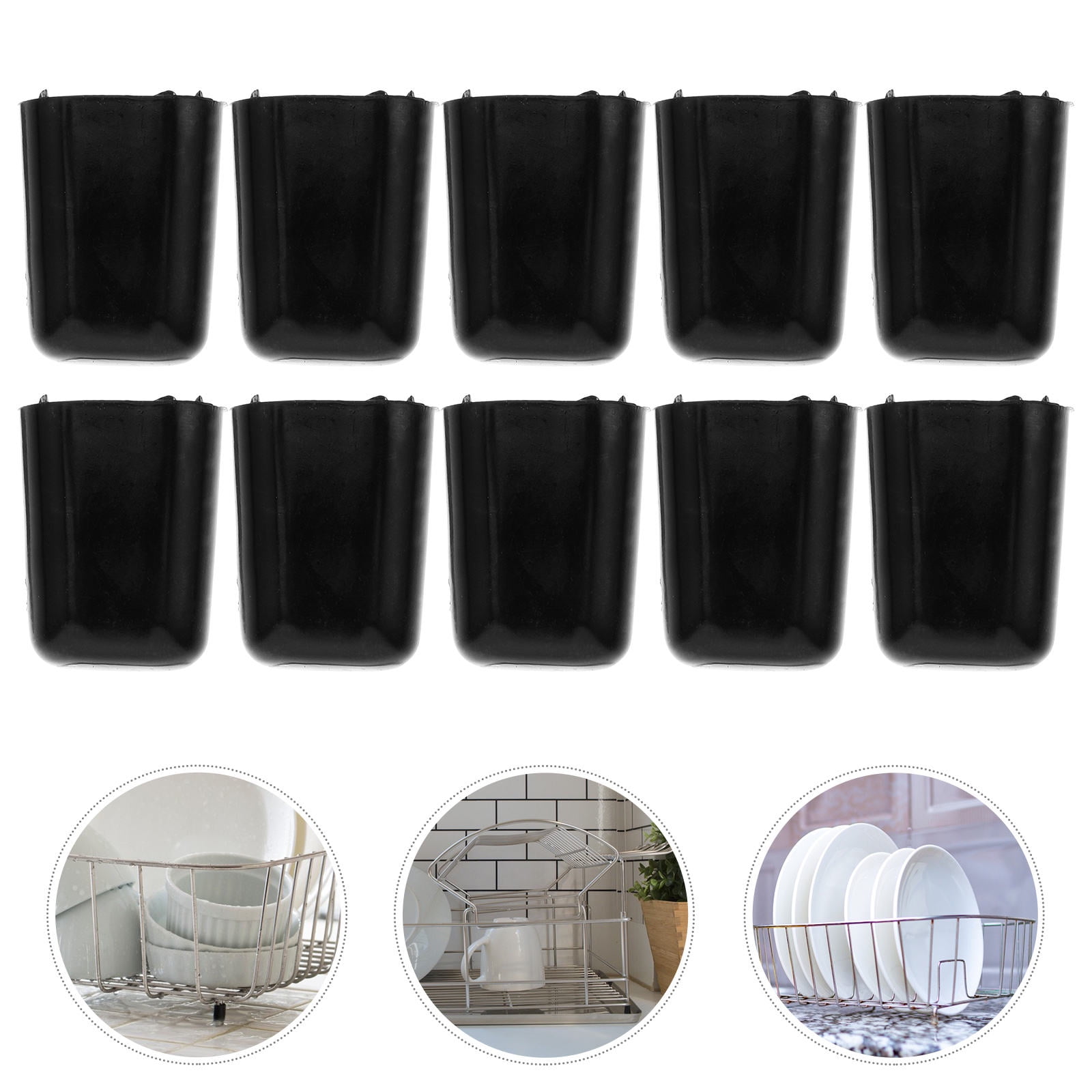 CATIEBYE 30Pcs PVC Sink Rack Feet for Nonslip and Noise Reduction in ...