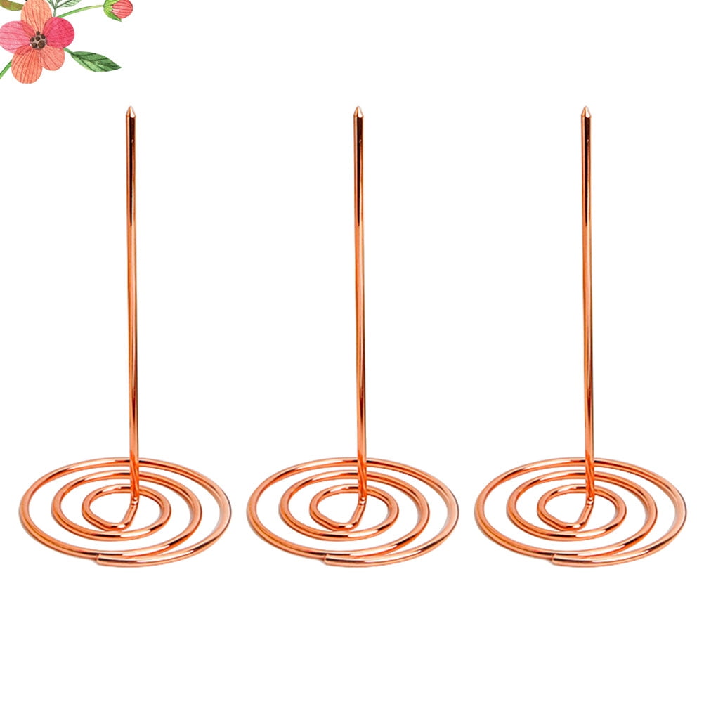 CATIEBYE 3Pcs Metal Ticket Receipt Holder Golden for Restaurant Use ...